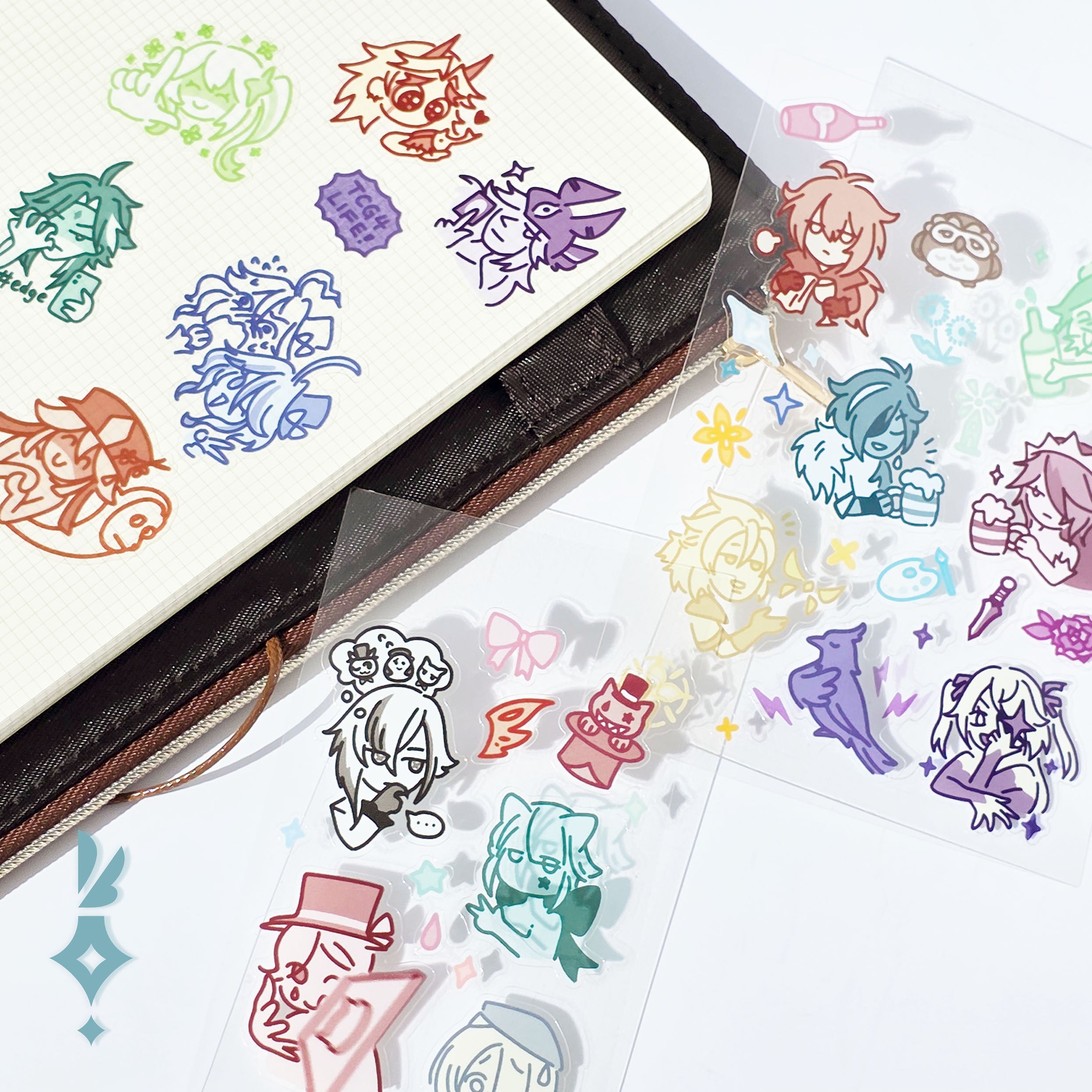 GENSHIN GOOBERS・ Sticker Sheets – Vin Crows