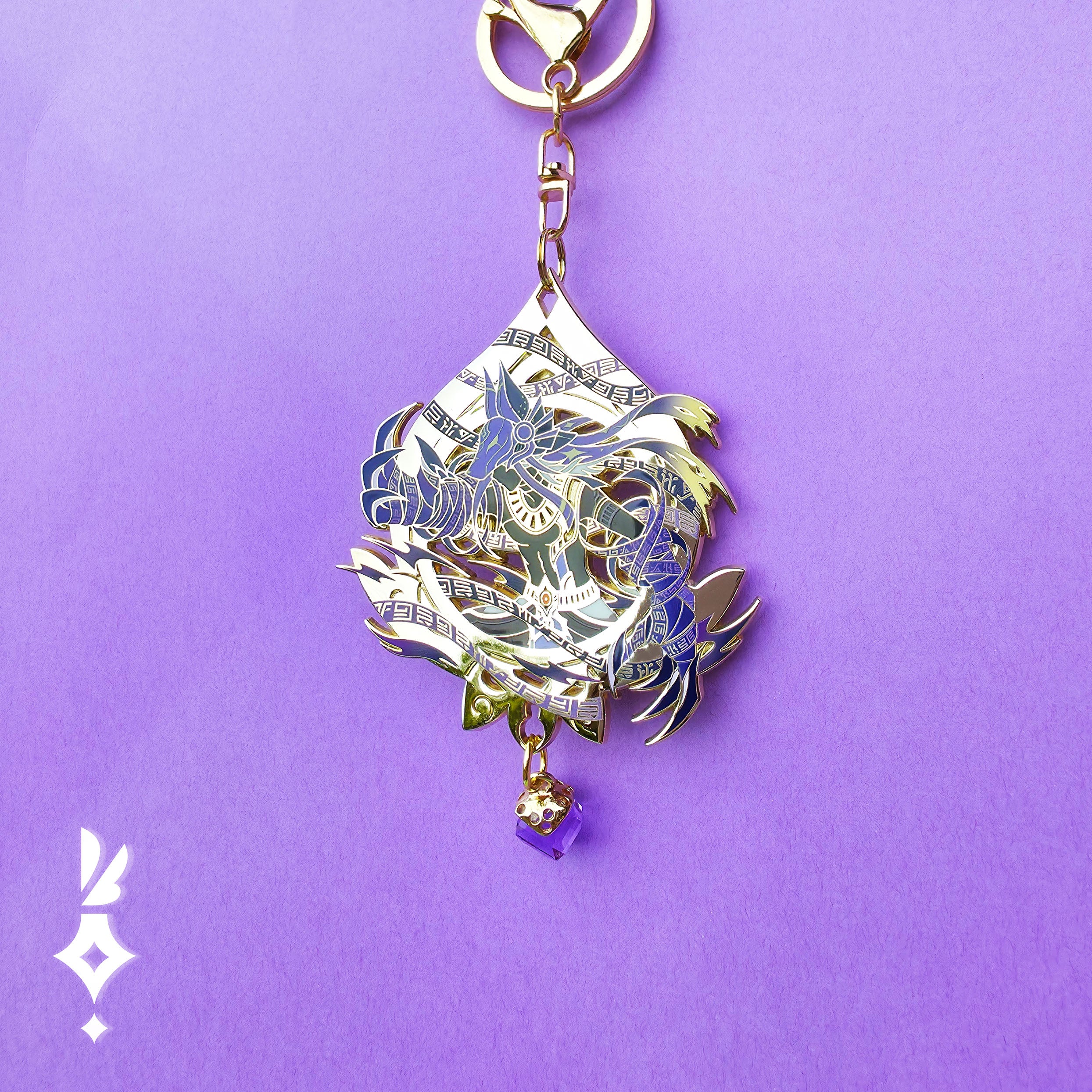 Genshin・Cyno Vision Pin Keychain – Vin Crows