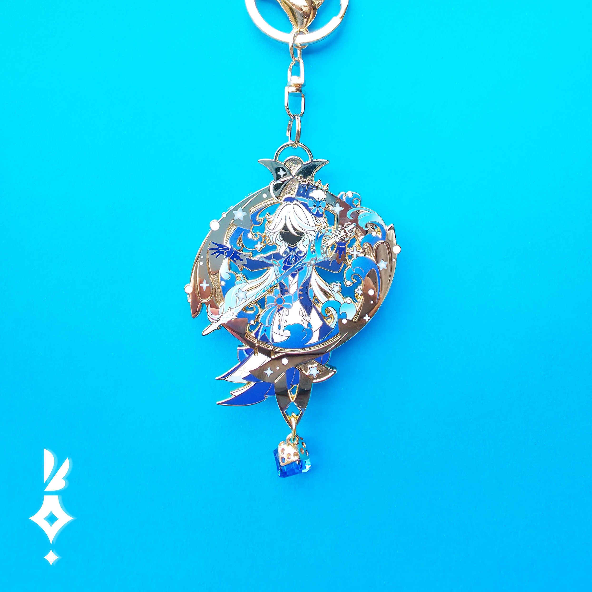 Genshin・Furina Vision Pin Keychain – Vin Crows