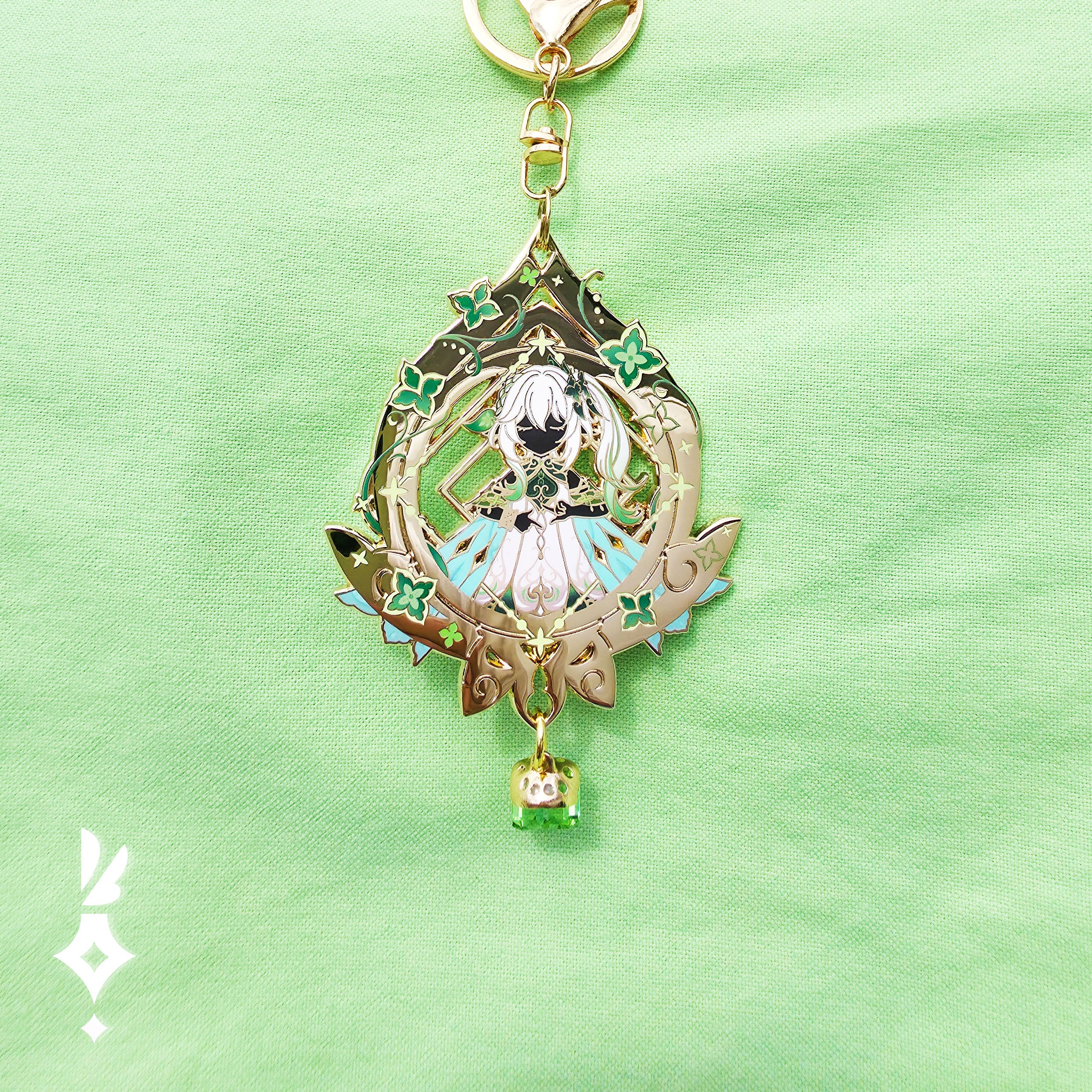 Genshin・Nahida Vision Pin Keychain – Vin Crows