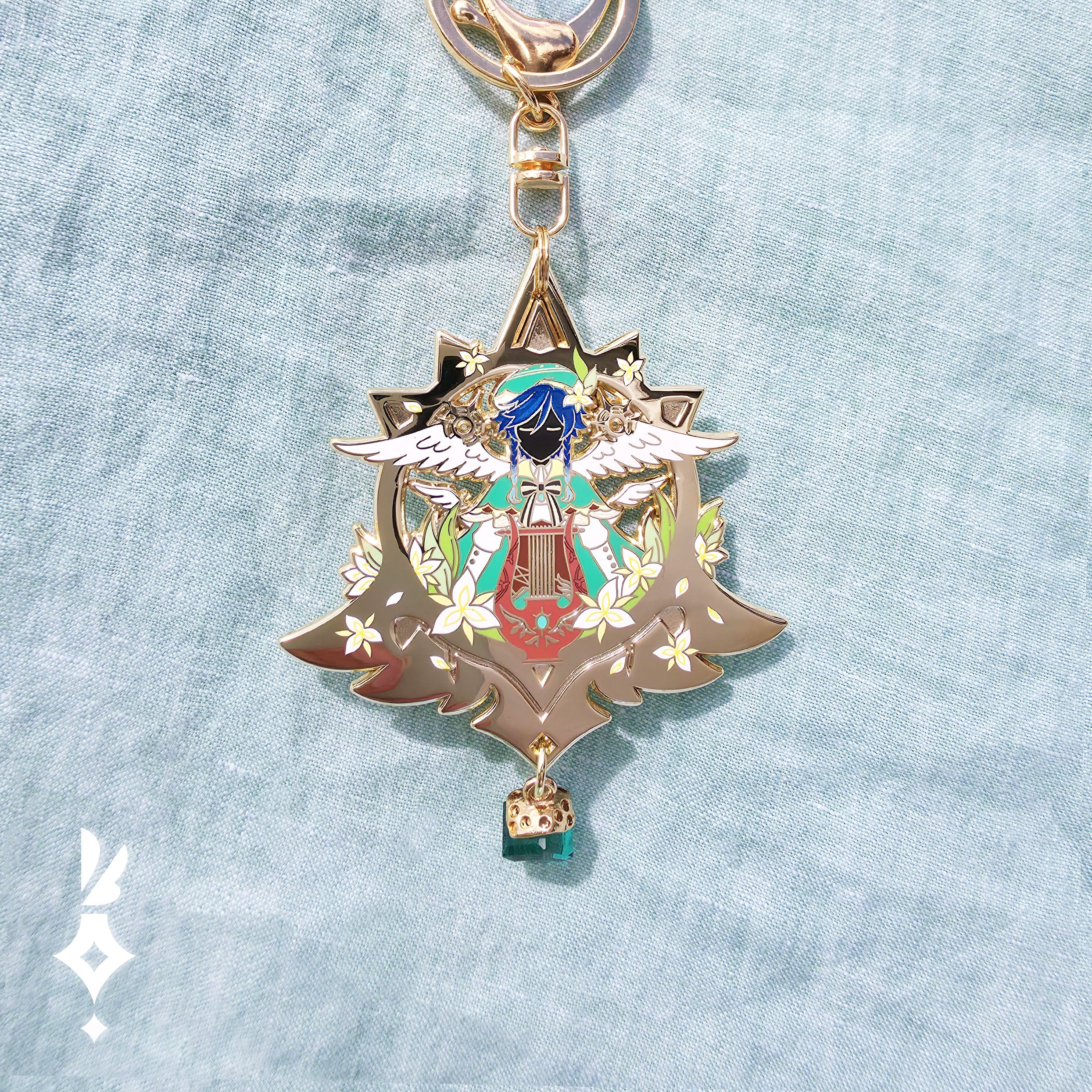 Genshin・Venti Vision Pin Keychain – Vin Crows